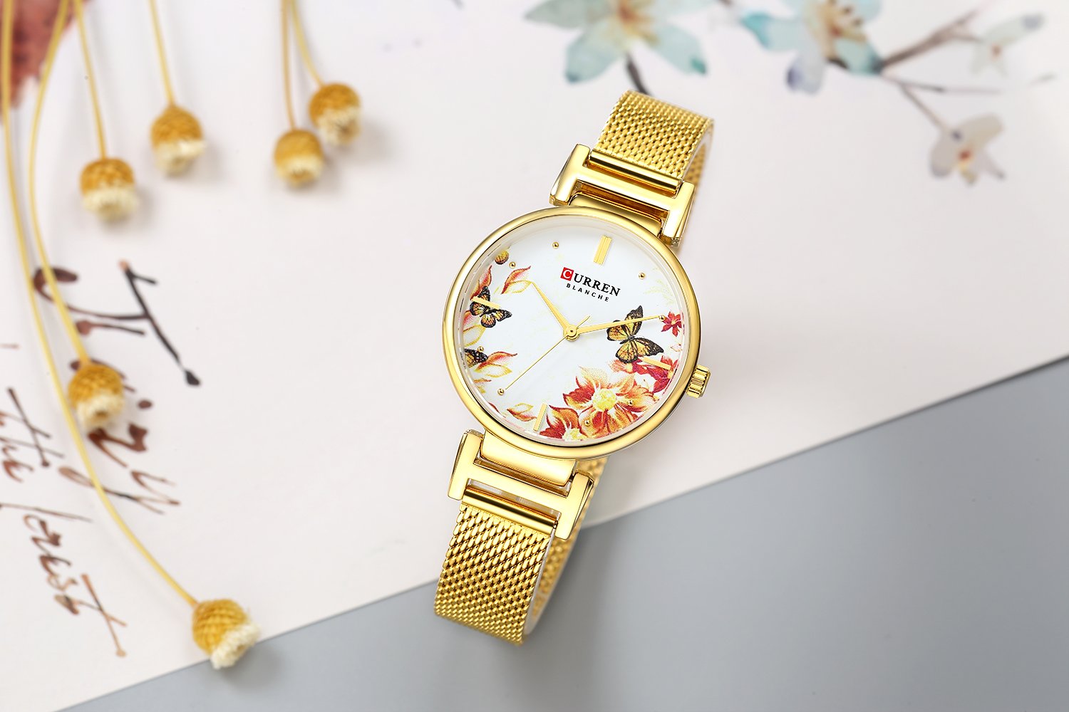 Curren Blanche Gold Dömuúr - Lúxúr